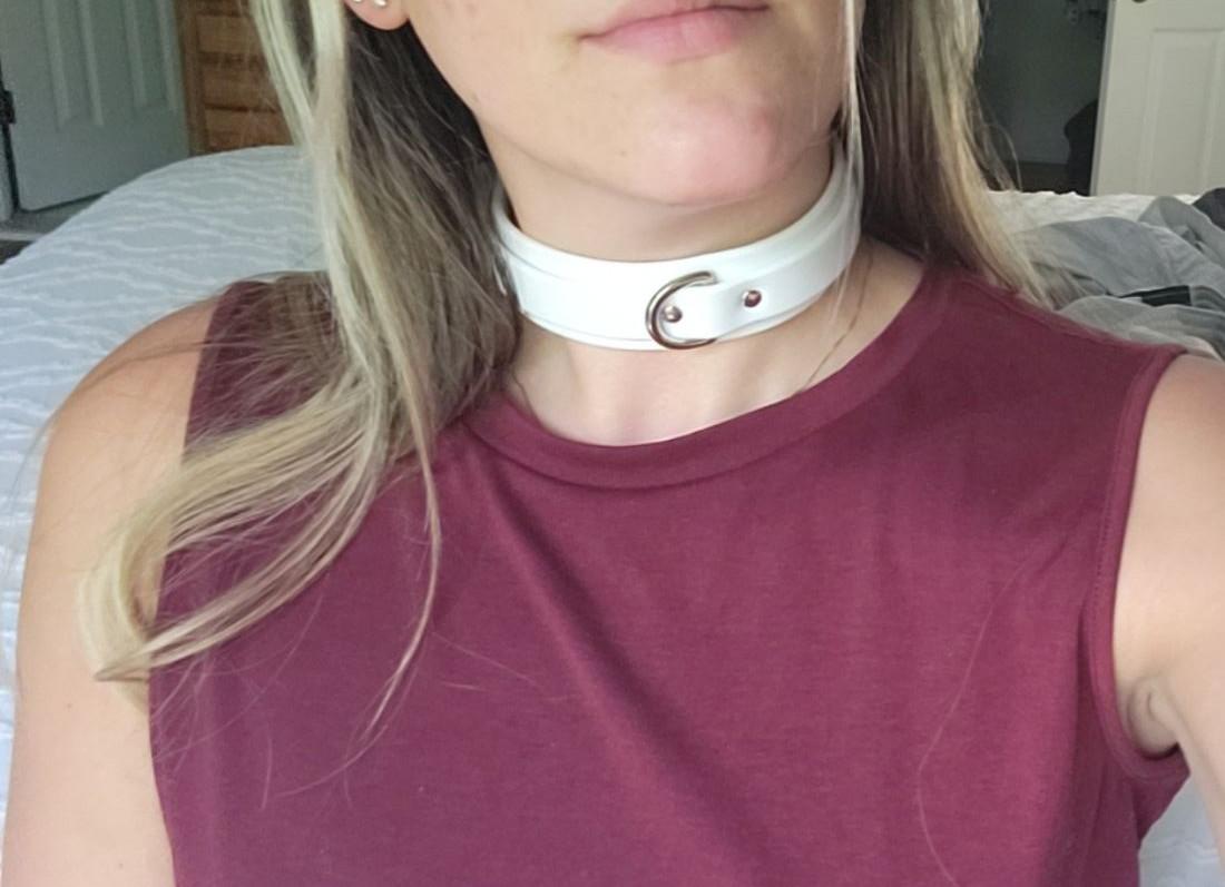 Working from home. Collared and horny 🥵 | Scrolller