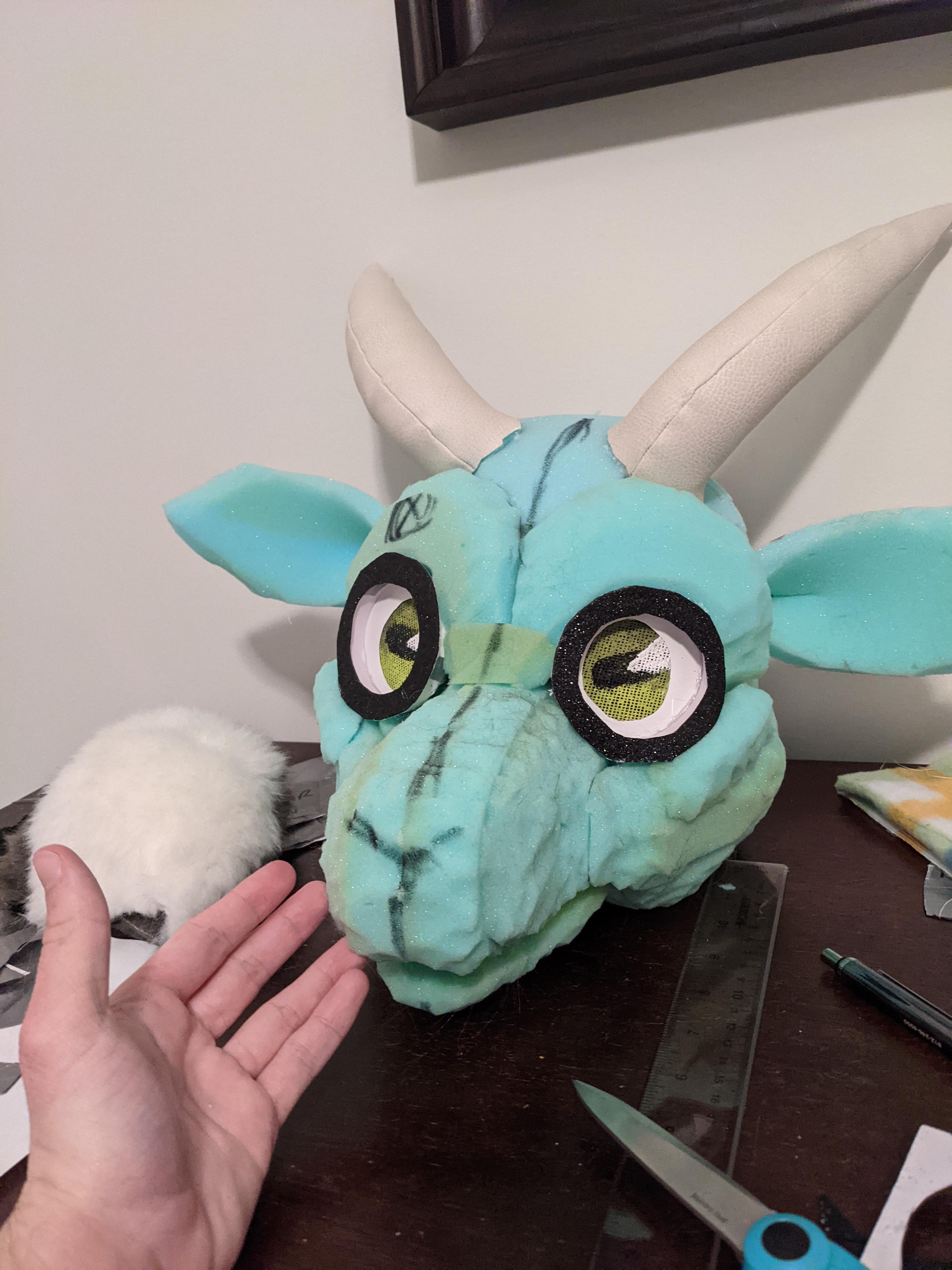 Working on my first fursuit! 😄 | Scrolller