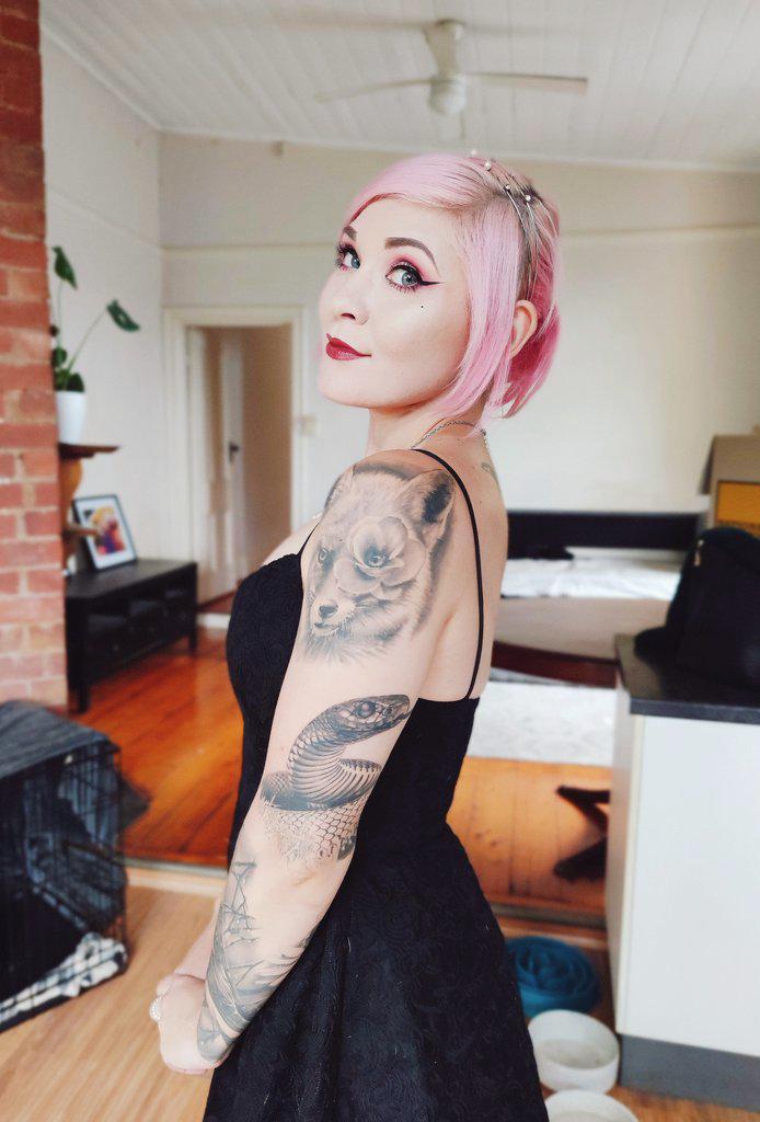 Working on my sleeve. | Scrolller