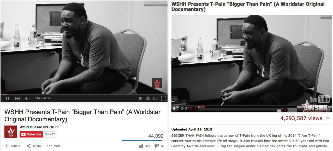 Worldstar inflating its view counter x100 | Scrolller