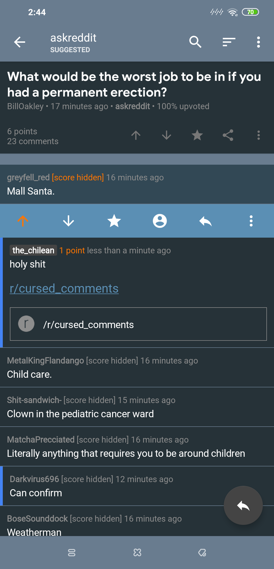 Worst job if you had permanent erection | Scrolller