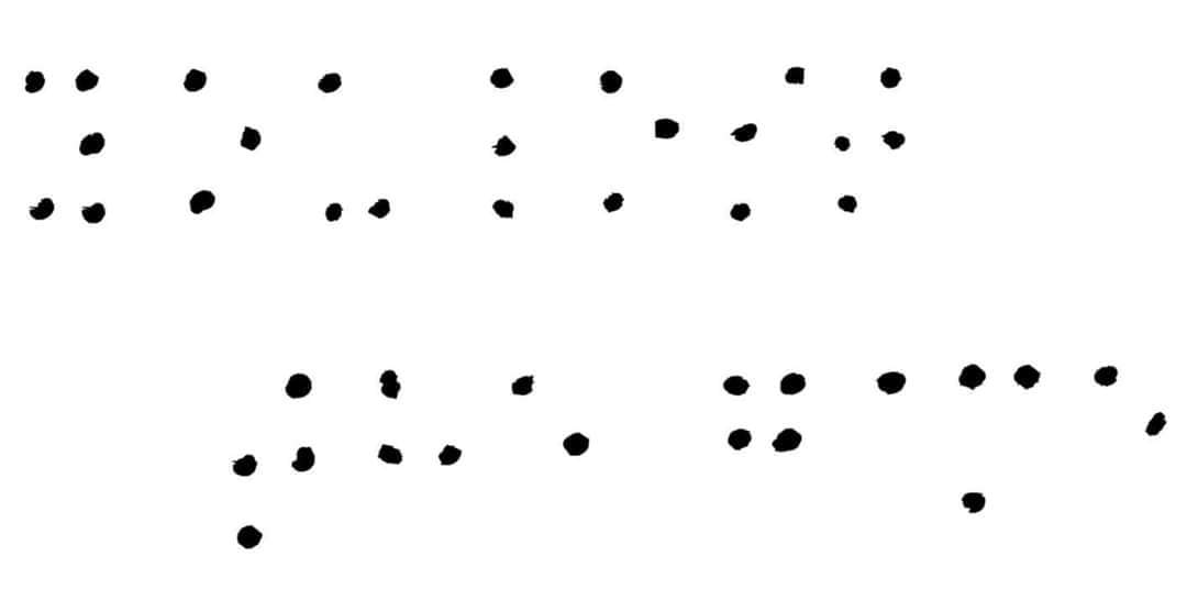 Would someone who understands how to read braille visually translate this for me? Ty! | Scrolller