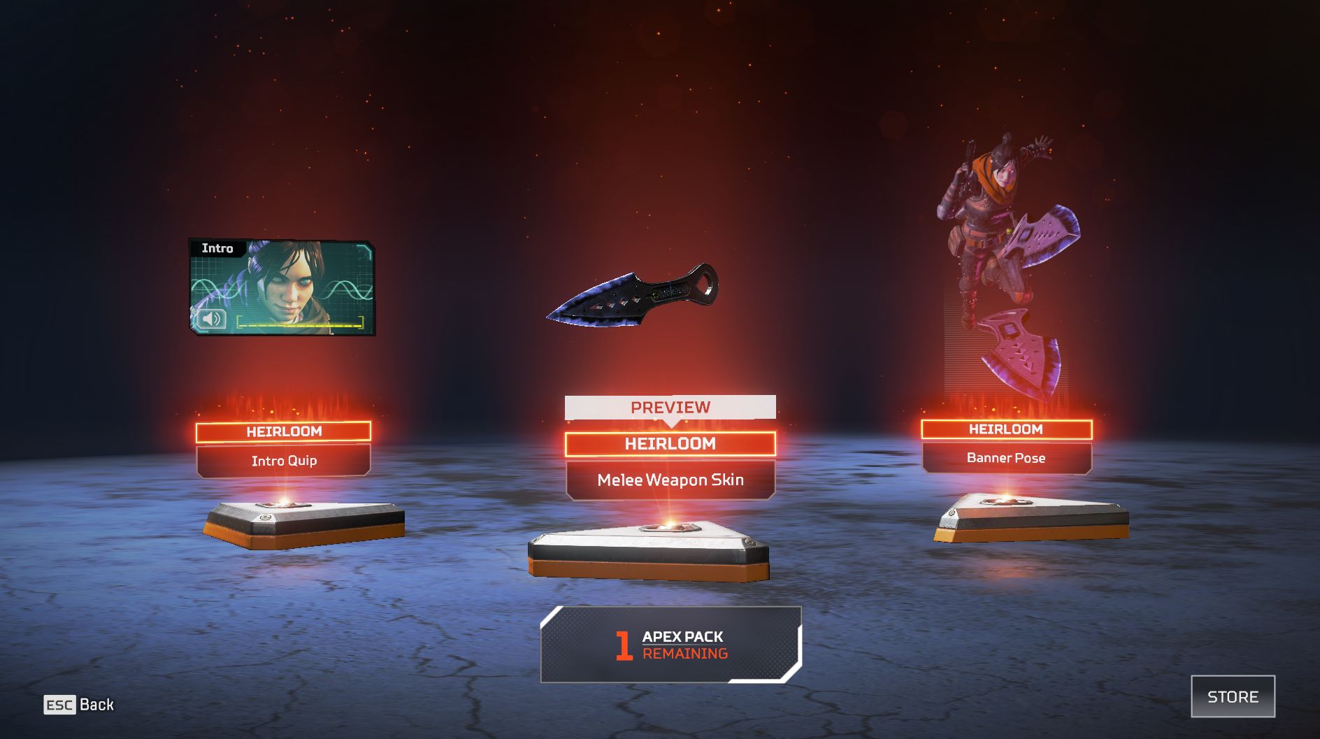 Wraith Heirloom Apex Pack | Scrolller