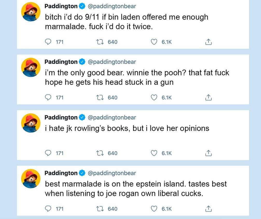 wtf based Paddington???!? | Scrolller