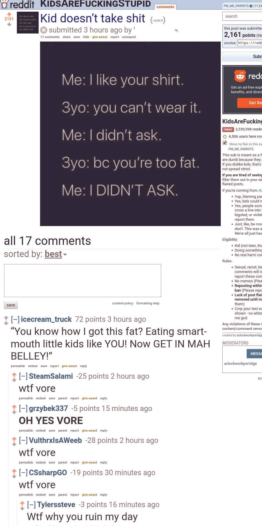 Wtf vore rule | Scrolller