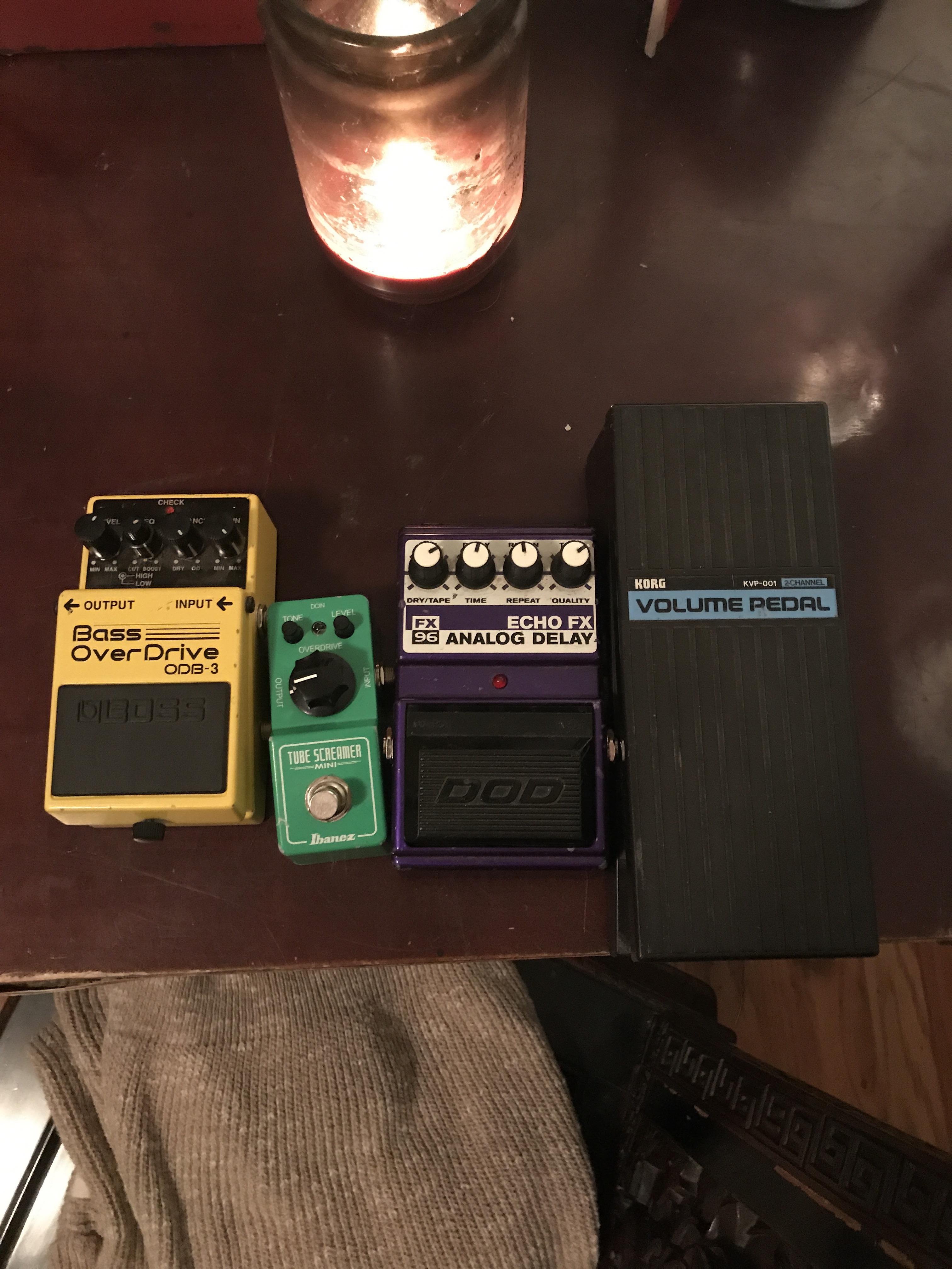 [WTS/WTT] Boss OBD-3, Ibanez tube screamer mini, DOD echo FX delay, Kong KVP-001 stereo volume ...