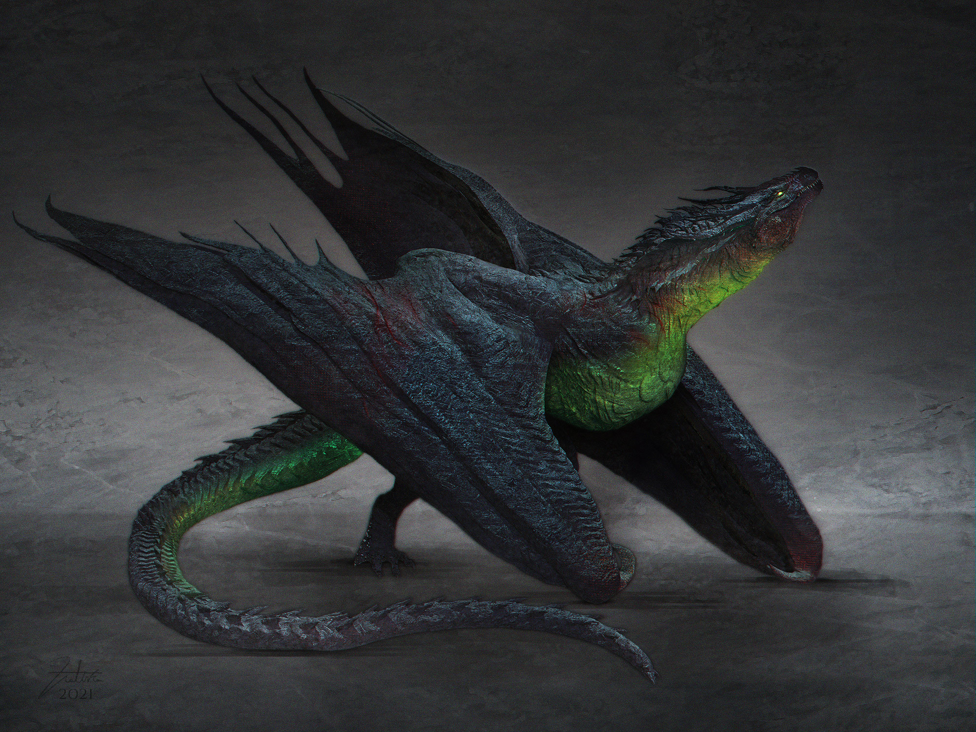 "Wyvern" by Katinka Thorondor | Scrolller