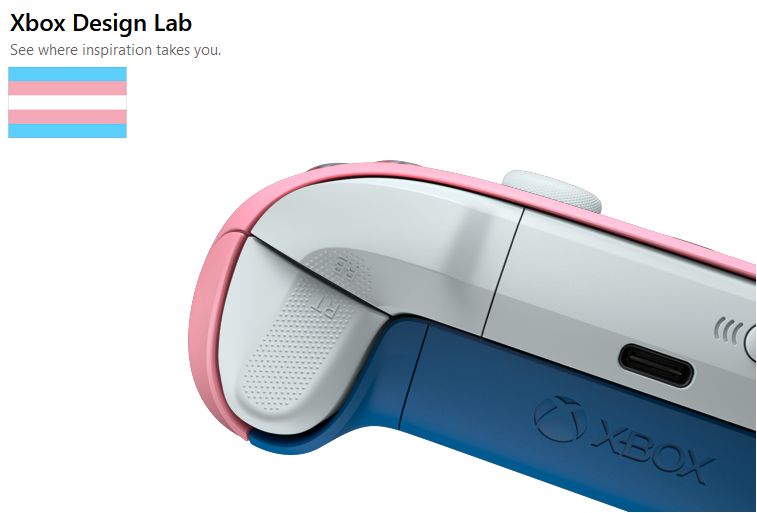 Xbox Design Labs says trans rights!?? SMH even controllers are political now. | Scrolller
