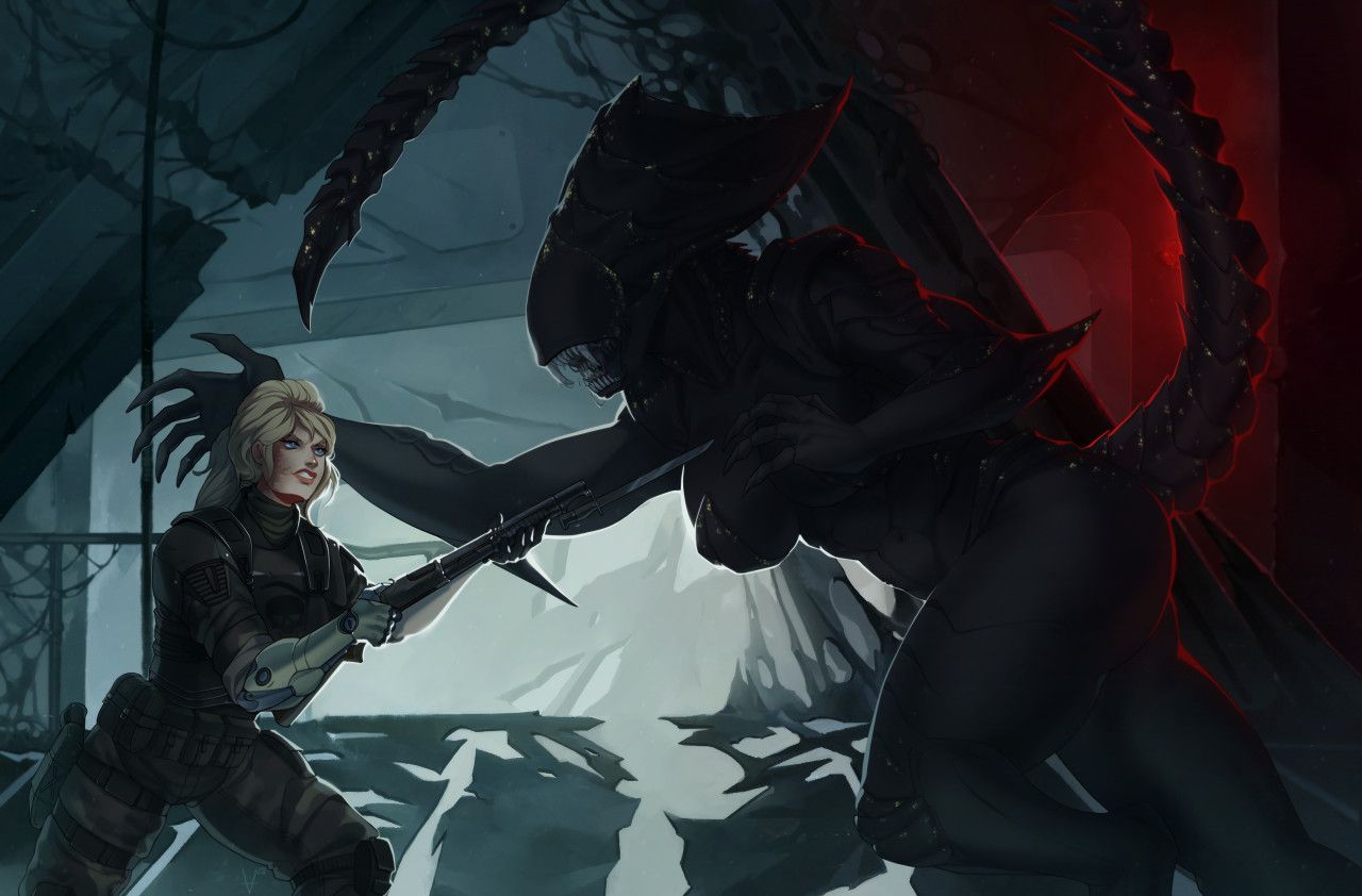 Xeno battle By Aiws | Scrolller