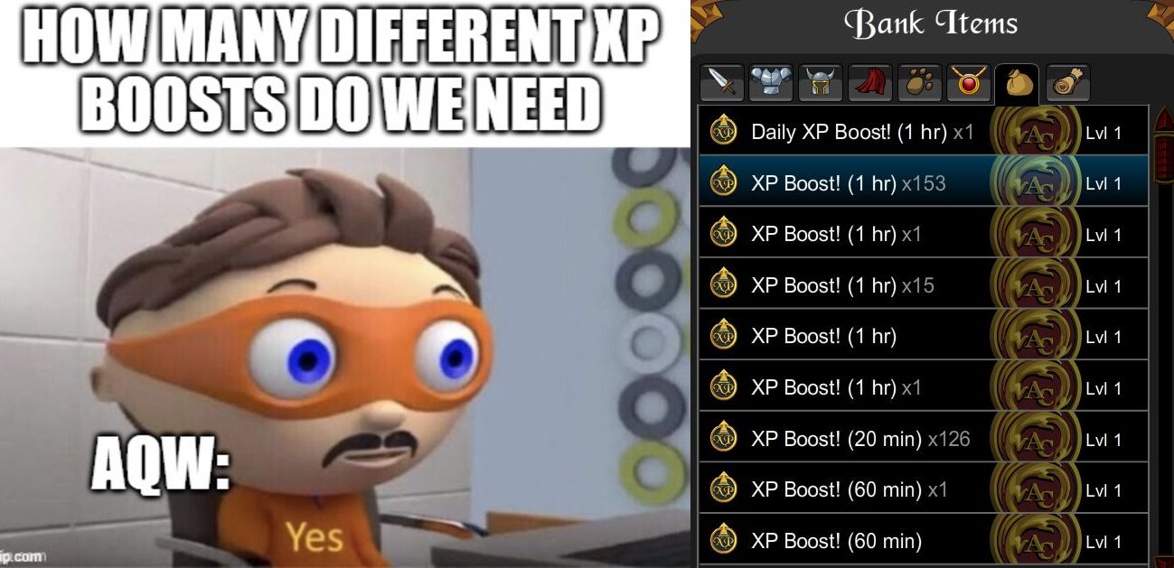 XP Boost meme | Scrolller