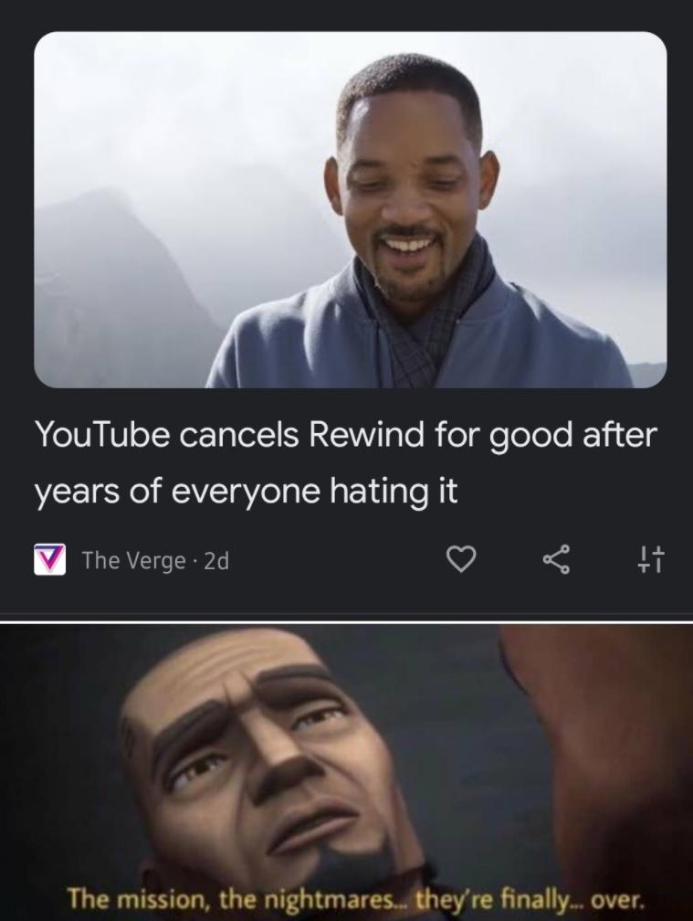 Yay no rewind | Scrolller