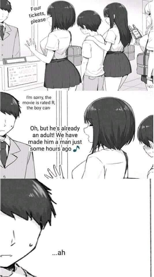 Yay now he can watch R rated movies | Scrolller