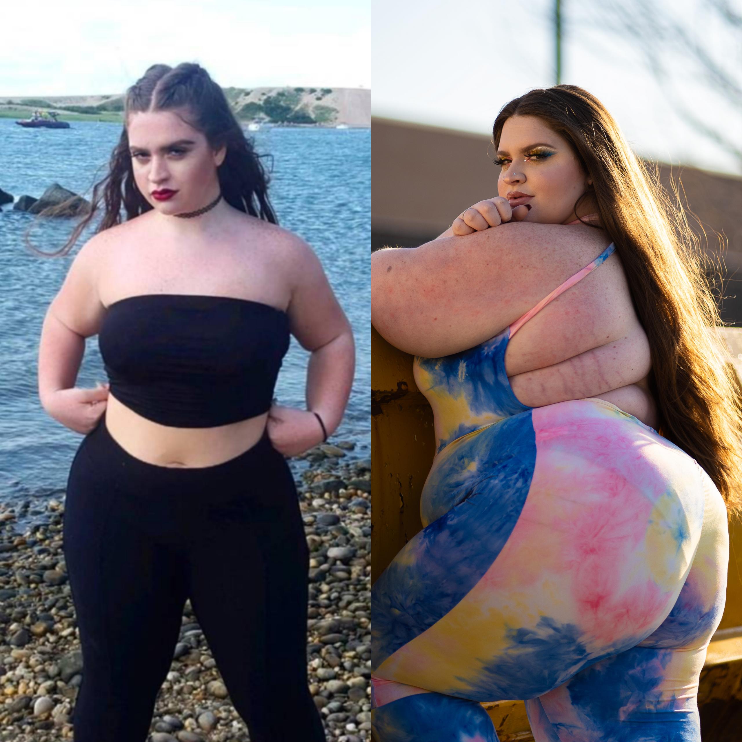 From thick to ssbbw status | Scrolller