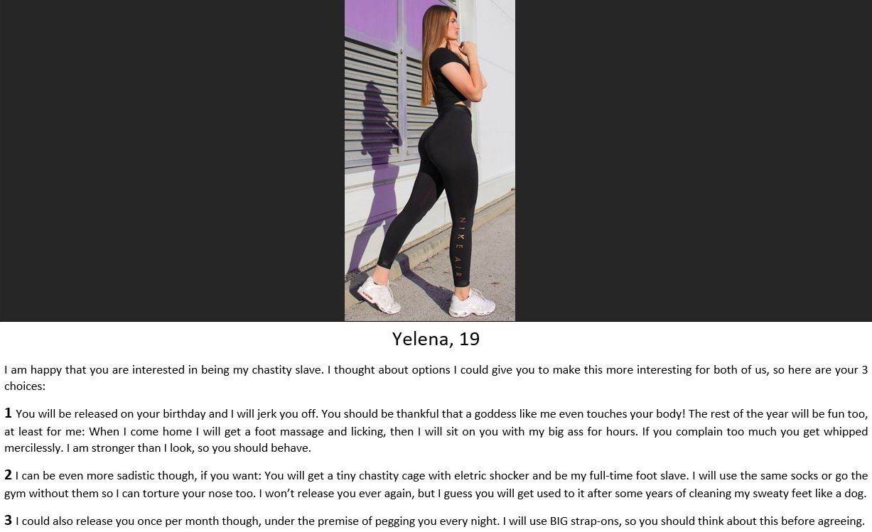 Yelena gives you three options to choose from | Scrolller