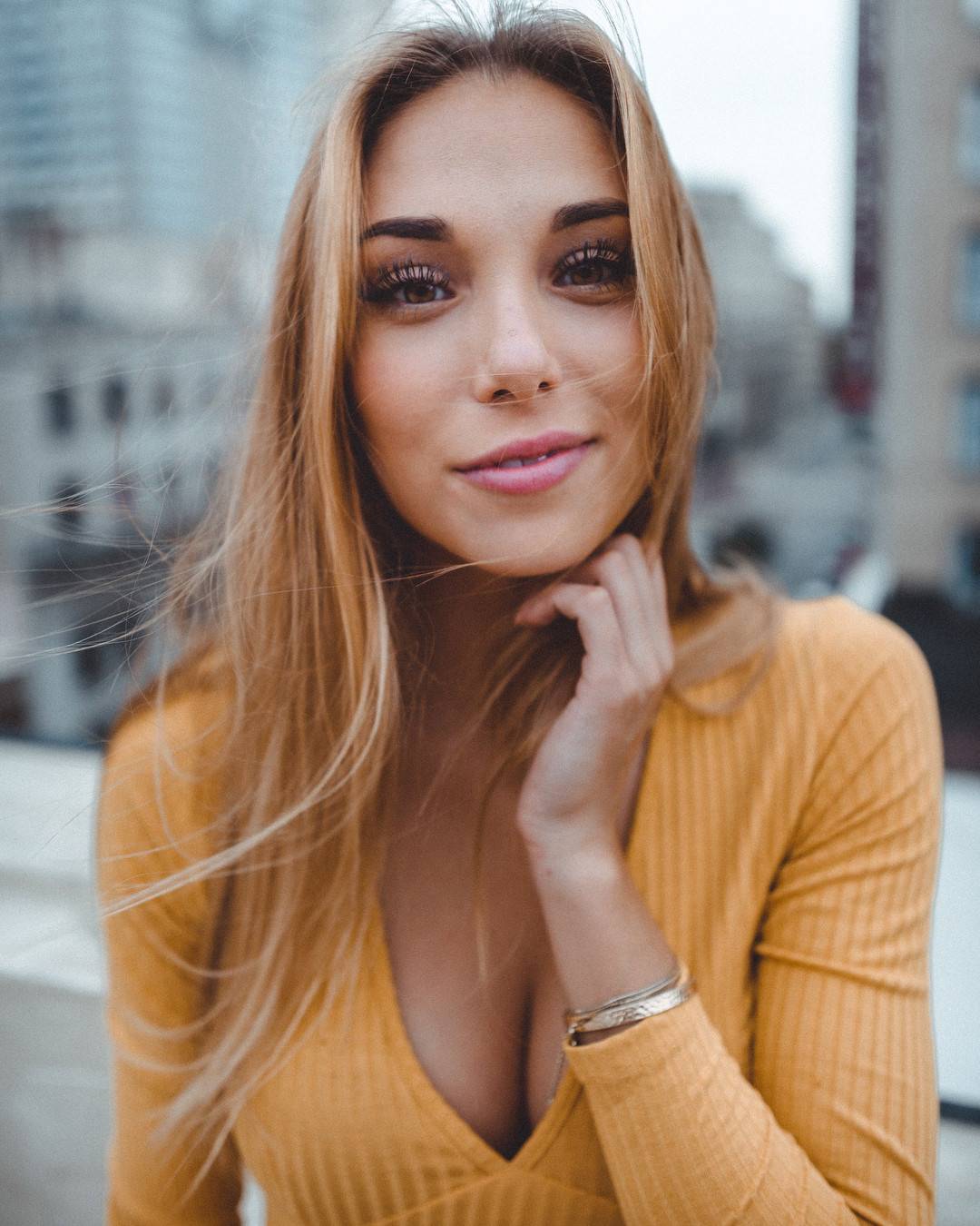 Yellow top. | Scrolller