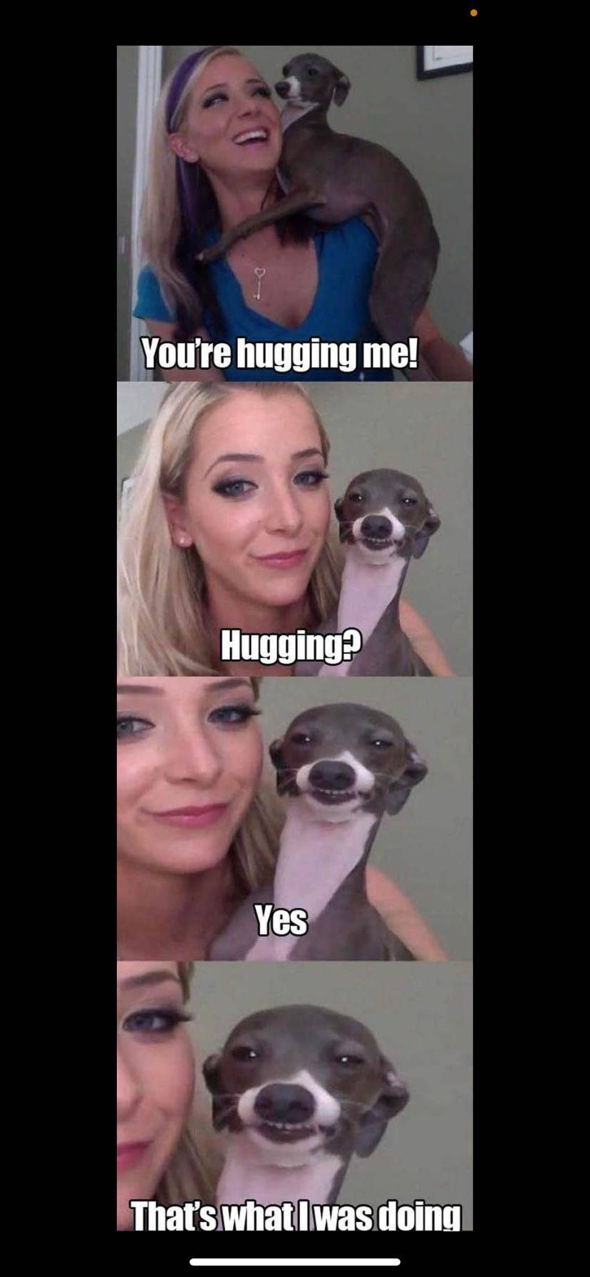 Yes hugging...... | Scrolller