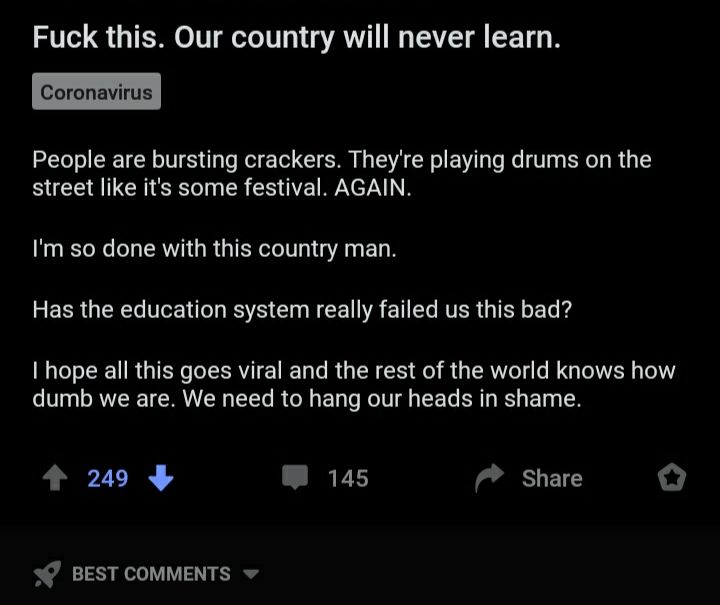 Yes our gora masters will think we are so stupid. | Scrolller