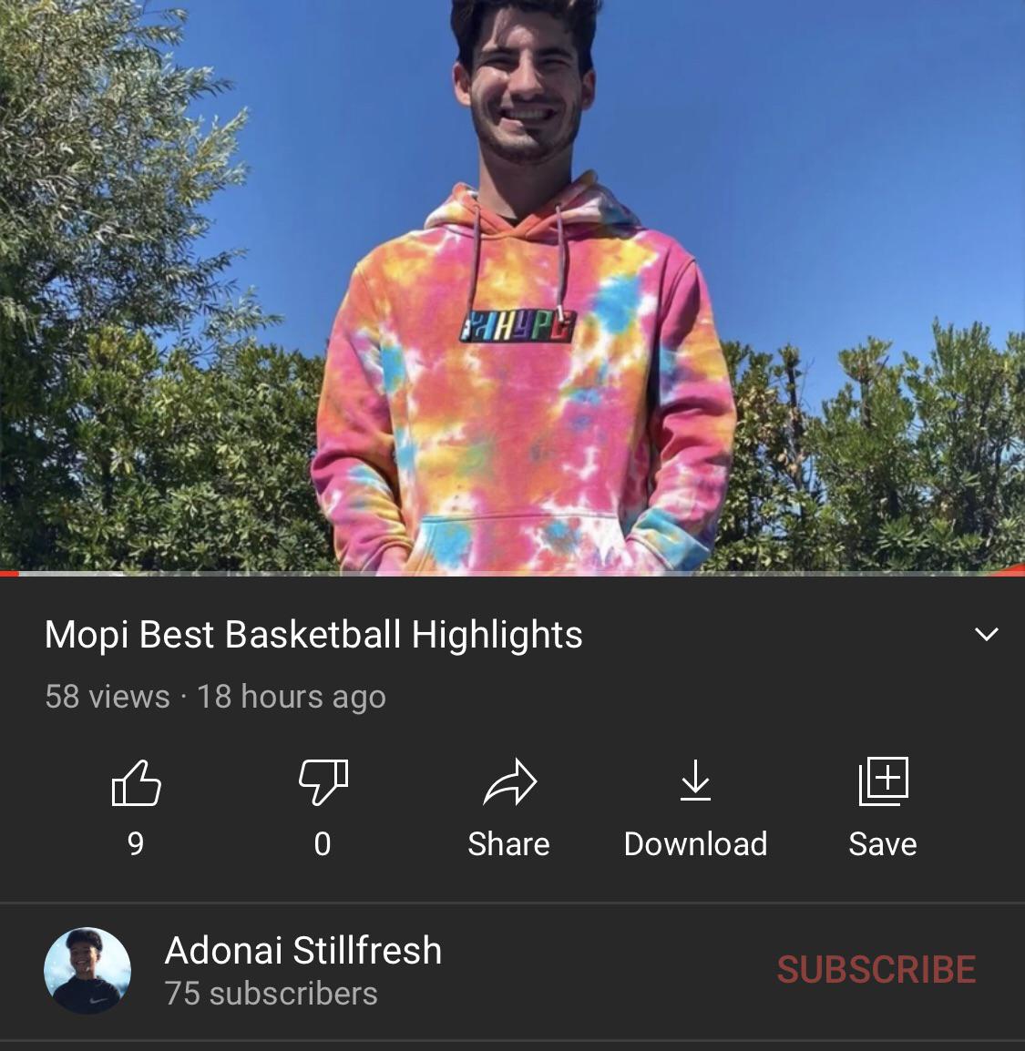 yesterday i made a mopi basketball highlights video to show appreciation | Scrolller