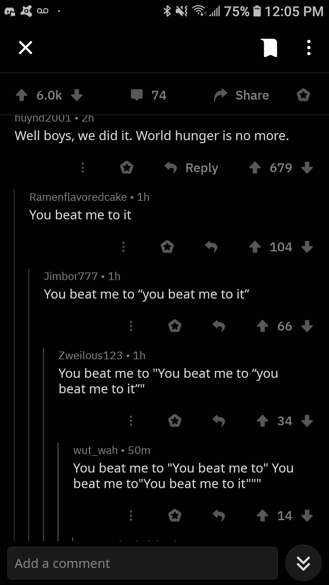 You beat me to it | Scrolller