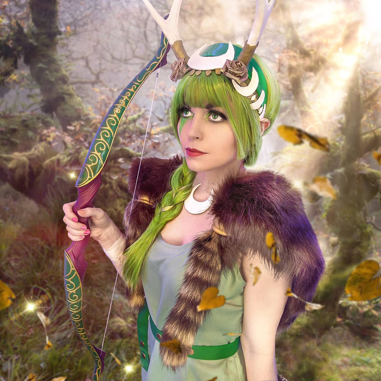 You have my bow! Artemis cosplay is complete. 💚 | Scrolller