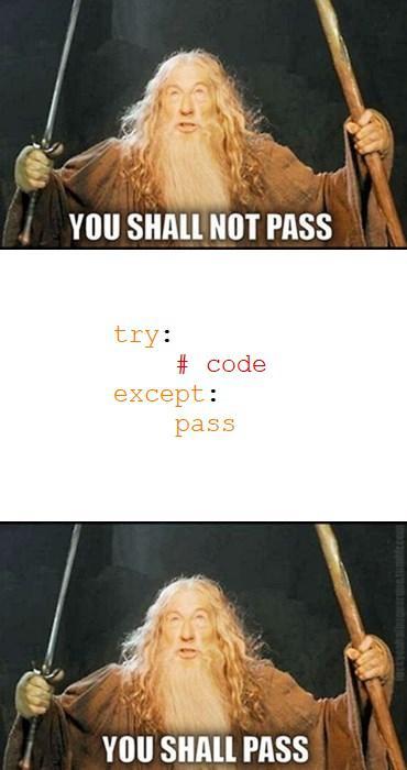 You shall not pass | Scrolller