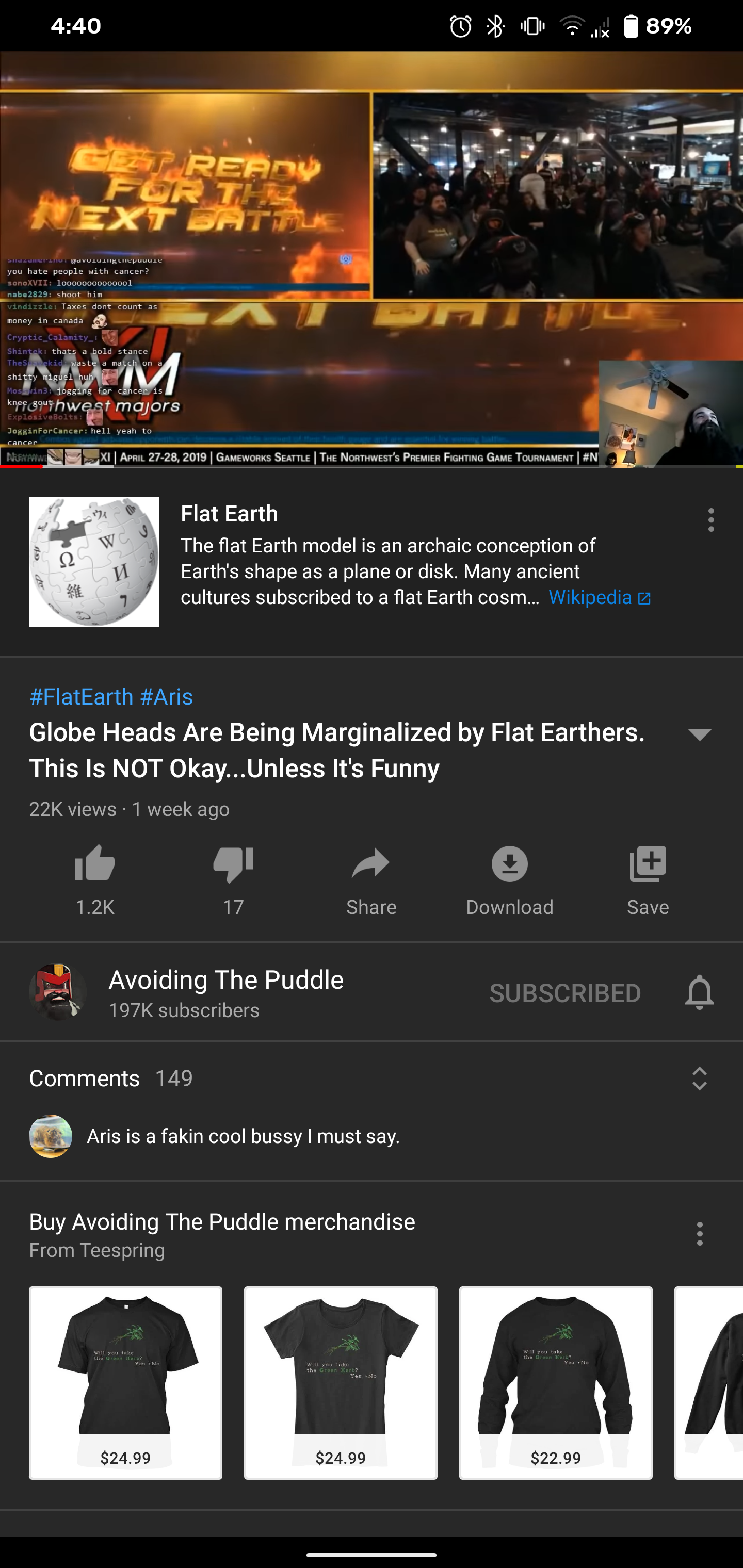 YouTube a bunch of globeheads huh? | Scrolller