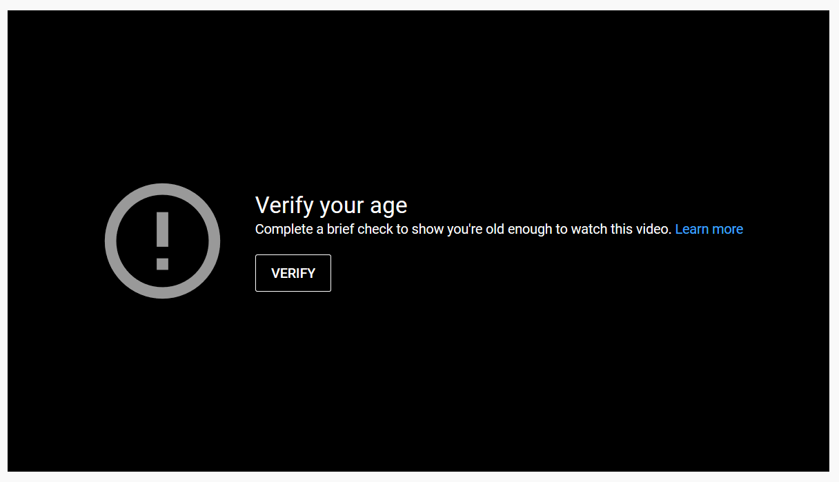 YouTube Age Restriction Bypass | Scrolller