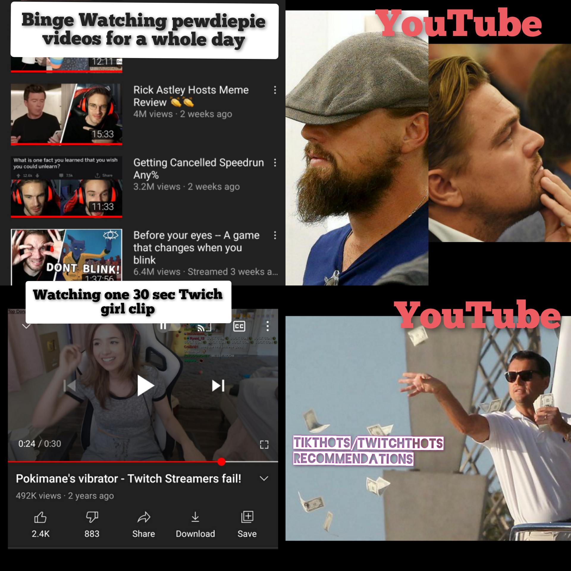 YouTube being a SIMP | Scrolller