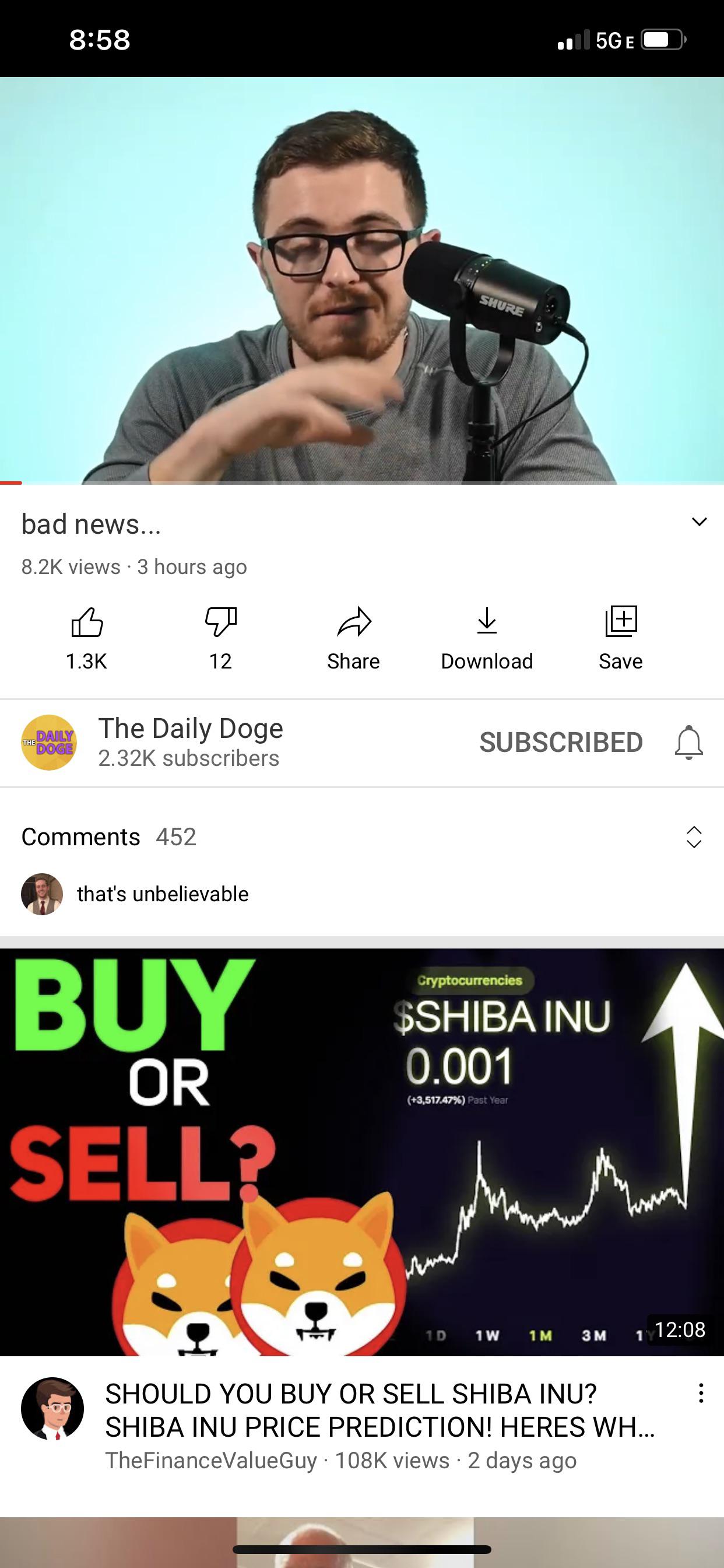 YouTube is trying to silence the doge community. Deleted his accounts ... YouTube is trying to silence the doge community. Deleted his accounts ...