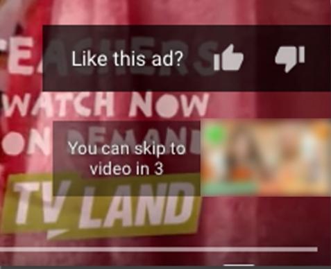 YouTube wants me to "Like" ads now? I'm too busy waiting for the "Skip" | Scrolller