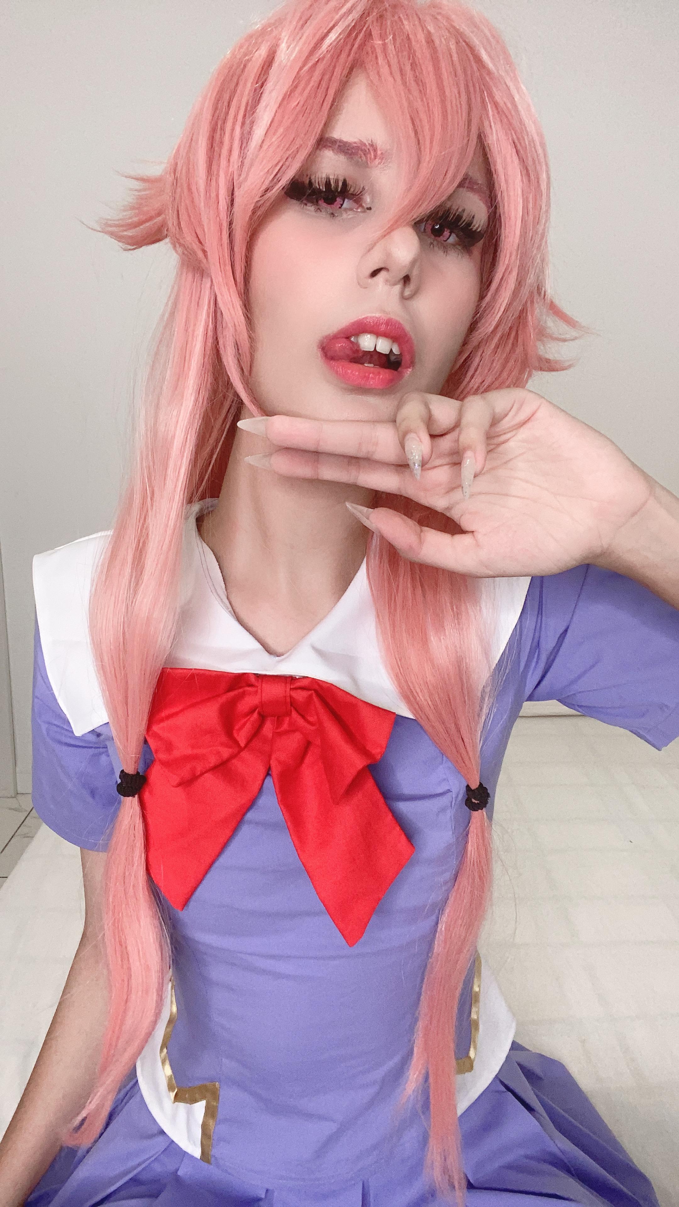 Yuno Gasai from Mirai Nikki by Gizkatty | Scrolller