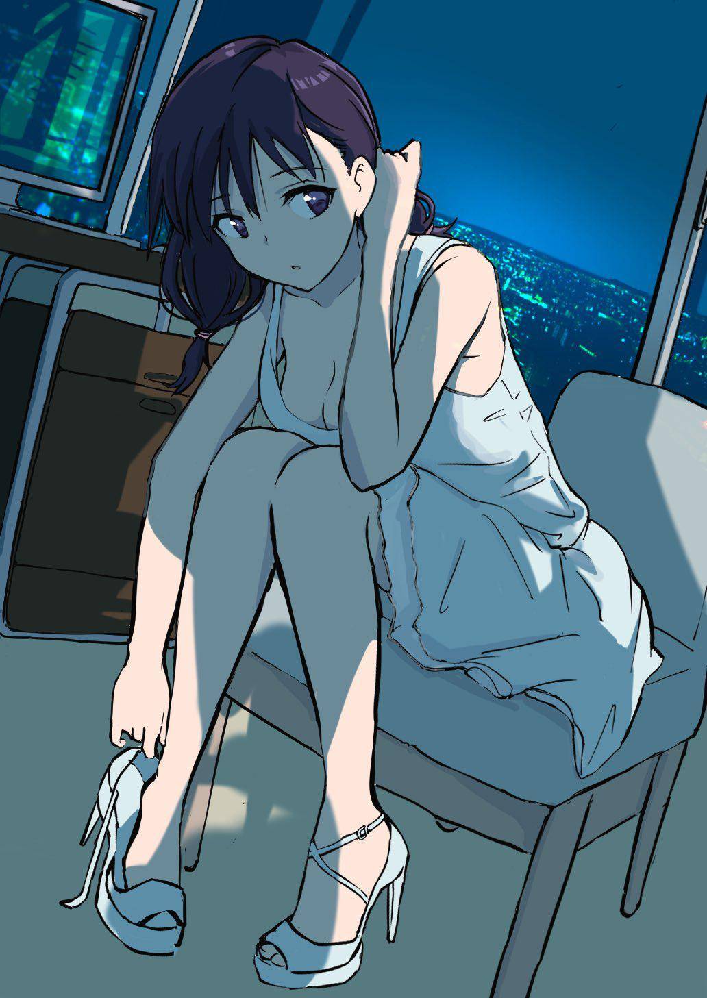 Yuri: Night Date Mode - by @pinpin_hair on Twitter | Scrolller