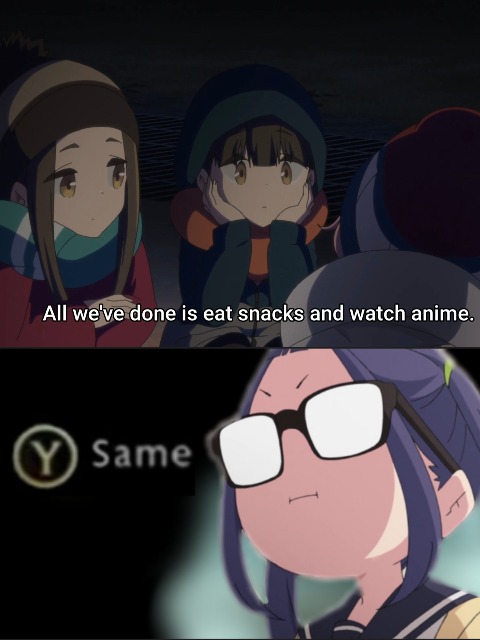 Yuru camp being relatable | Scrolller