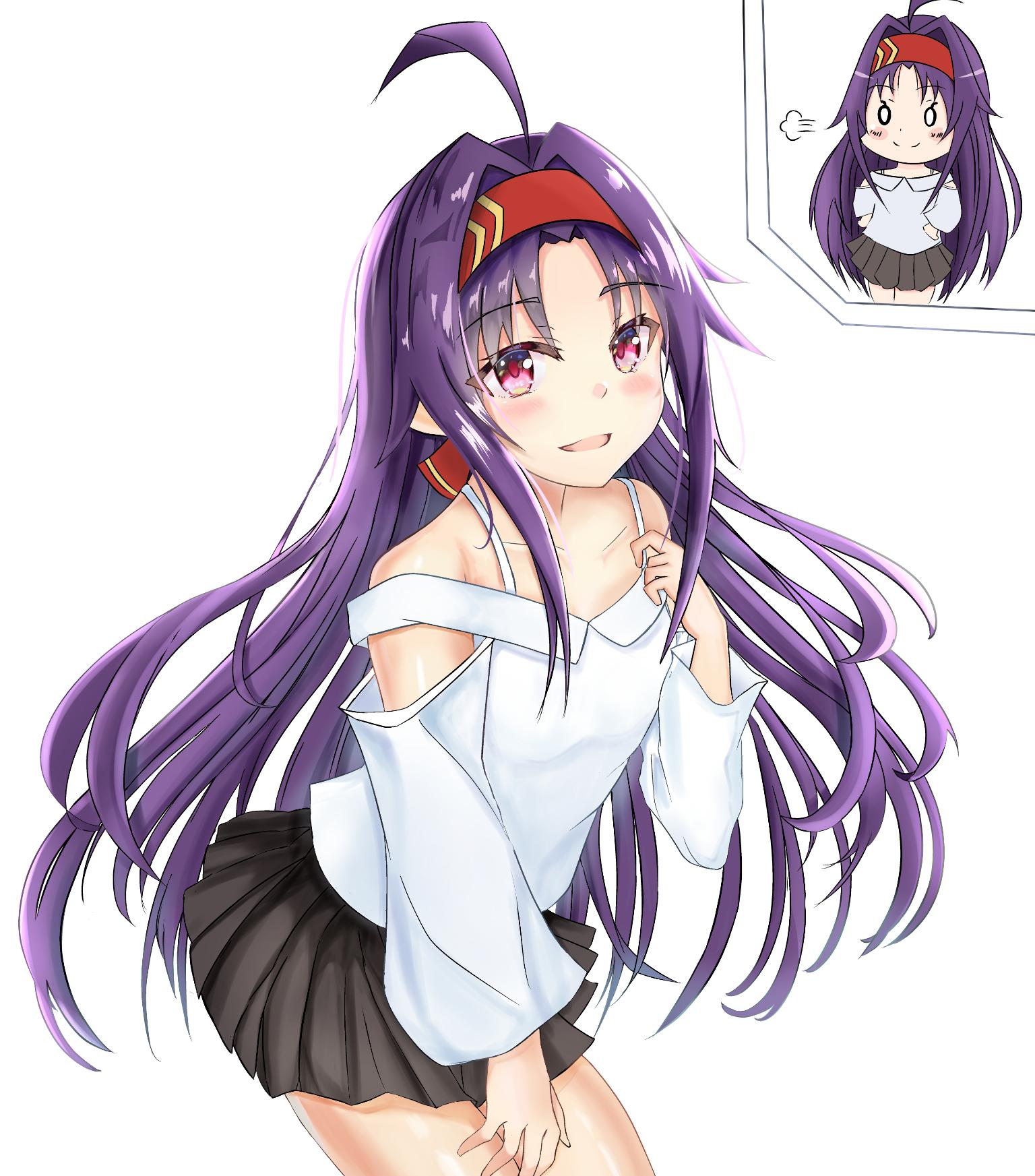 Yuuki looking cute in a white shirt | Scrolller