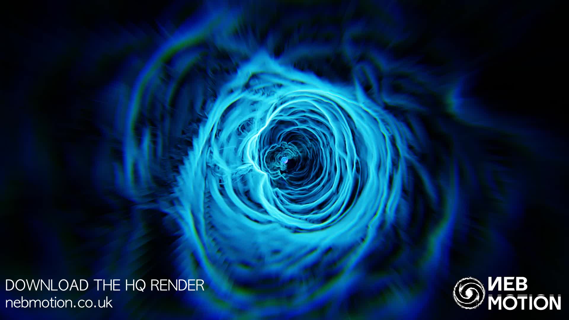Trippy Visual Loop - Blue Plasma | Scrolller