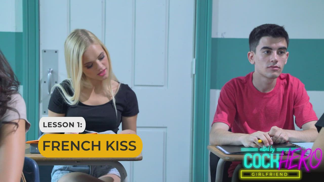 Hot Girl French Kiss lesson 1 [rCockheroGirlfriend161] | Scrolller