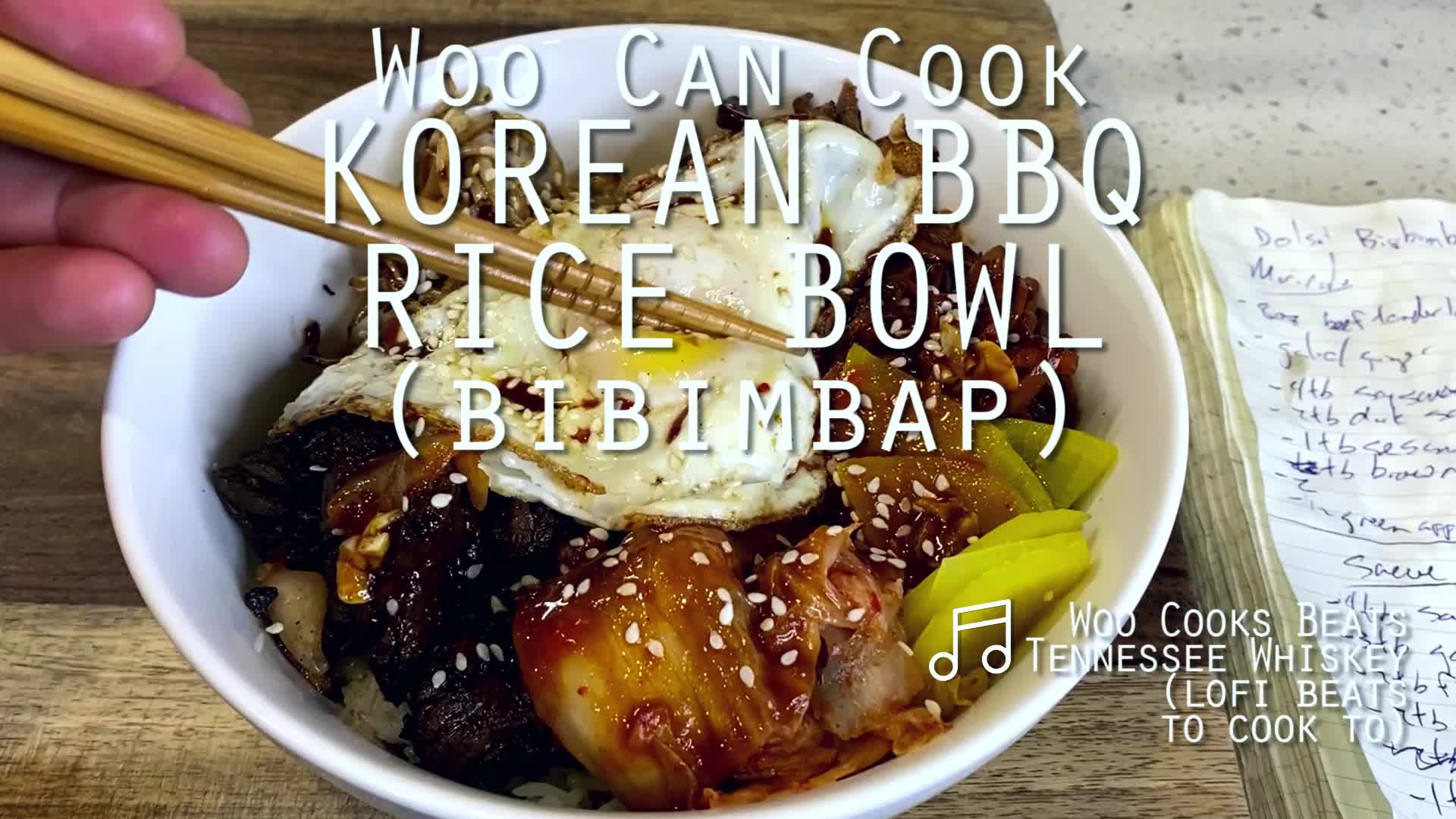 Woo Can Cook | Korean BBQ Rice Bowl (Bibimbap) | Scrolller