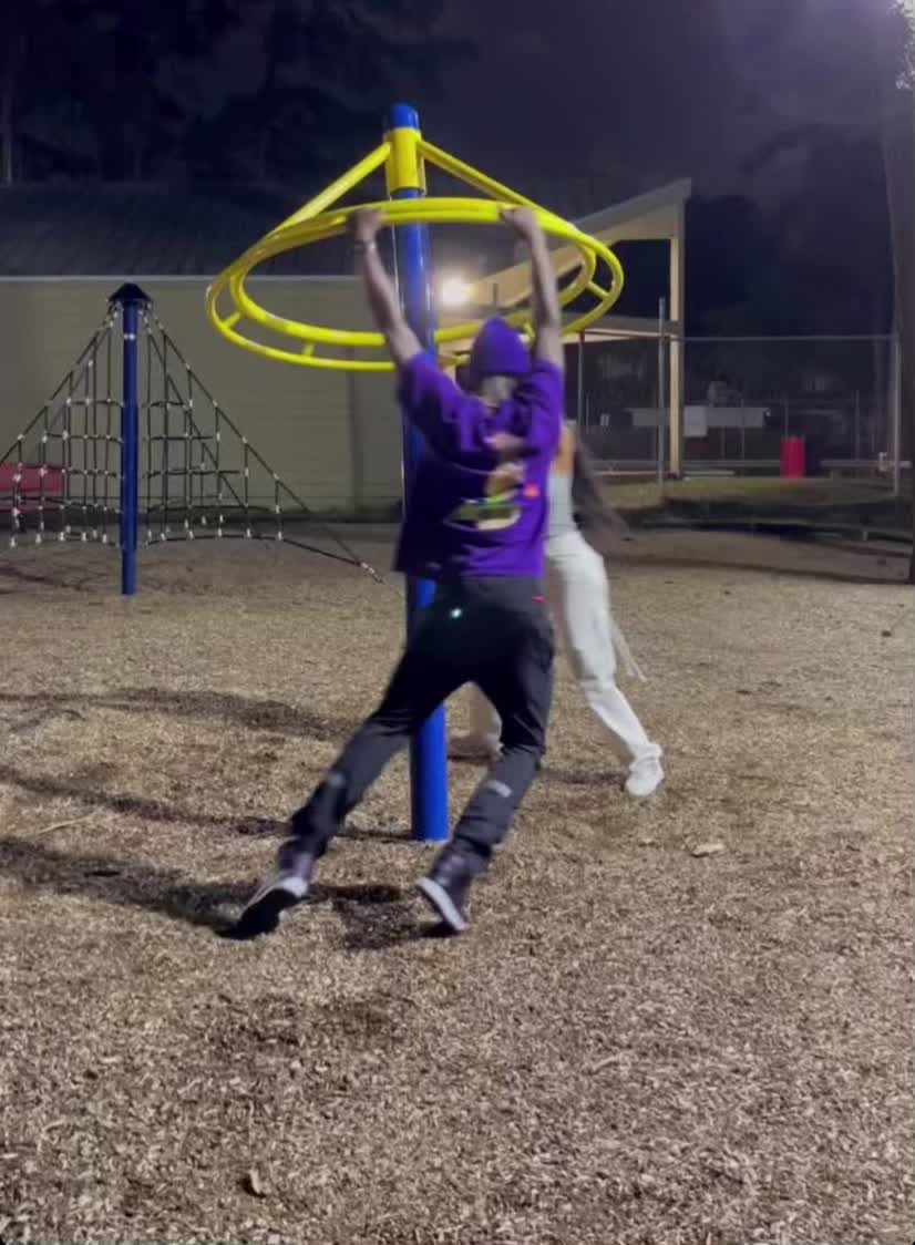 spinning at the playground | Scrolller