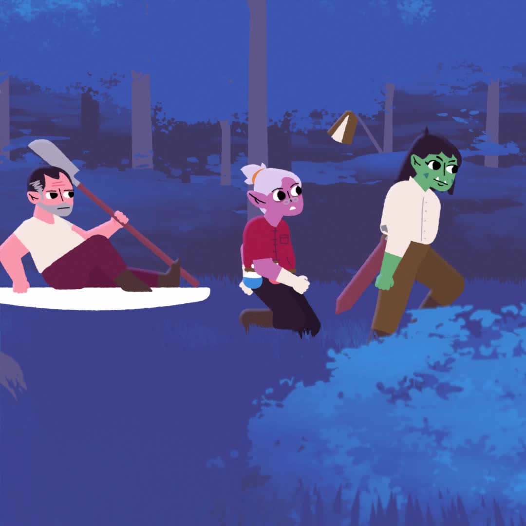 [NS] Animated a little loop of the Choo-Choo Crew | Scrolller