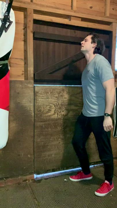 Tryna box, but my clothes keep falling off… | Scrolller