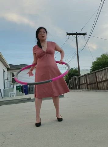 Updated version: I improved my hula hoop stripping skills! [F] | Scrolller