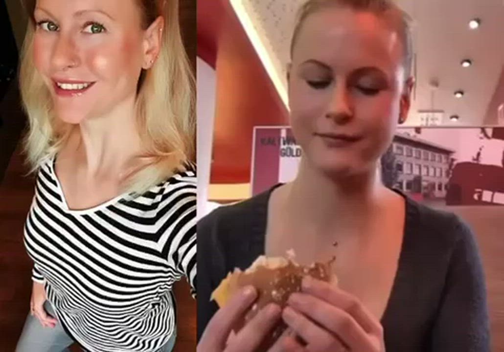 Casual pictures and bj with cumshot in restaurant | Scrolller