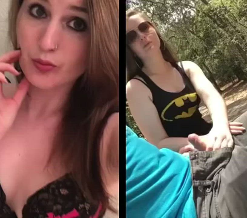 Casual pictures and bj video collage in park | Scrolller