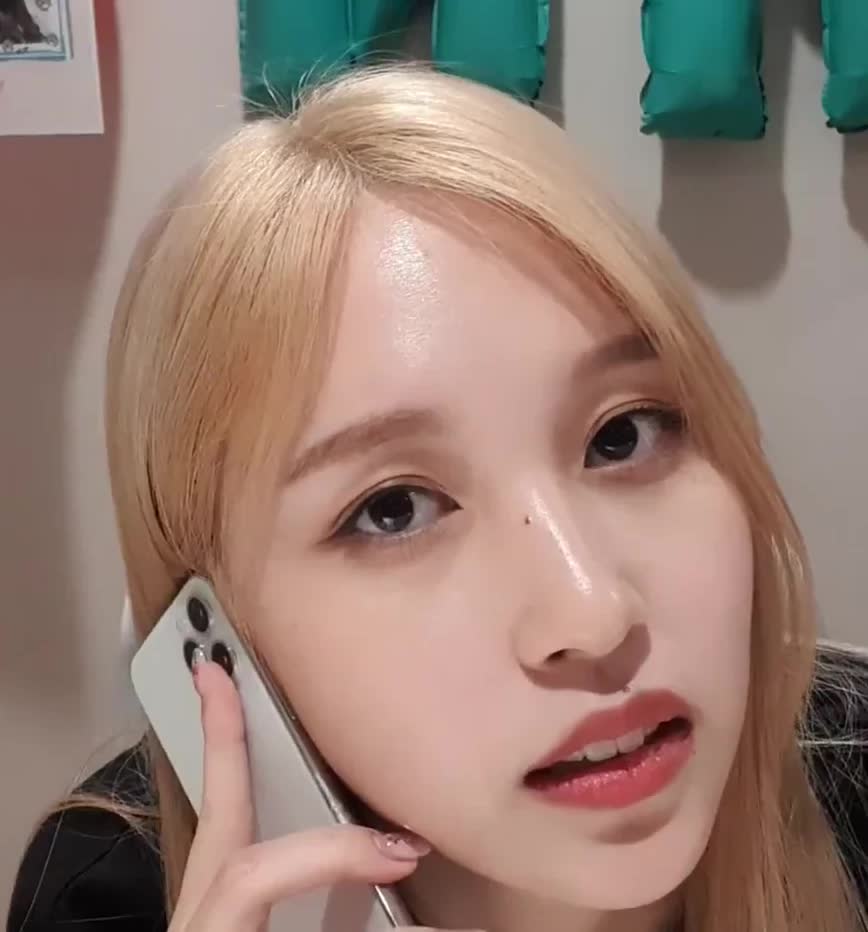 Mina pouts | Scrolller