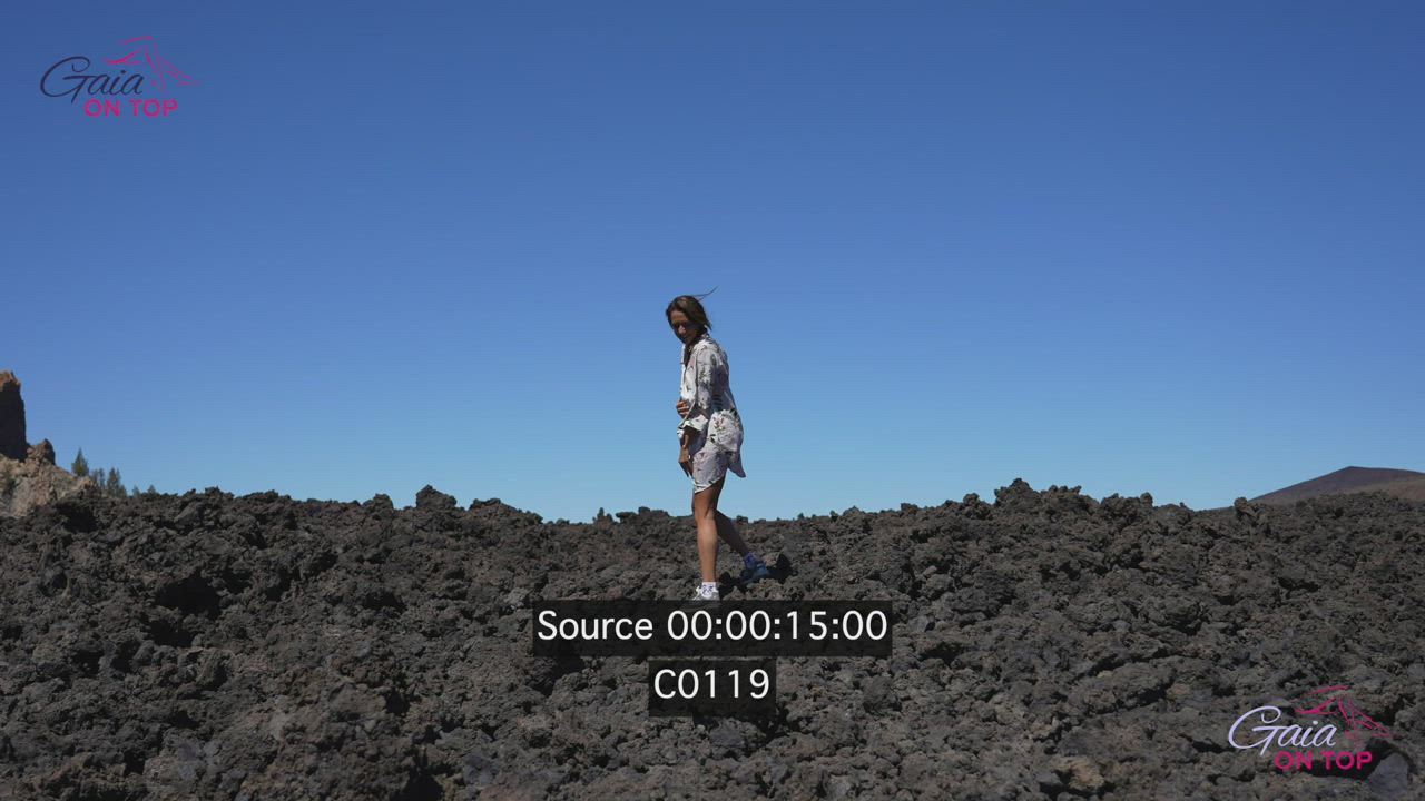 naked on the volcano.. | Scrolller