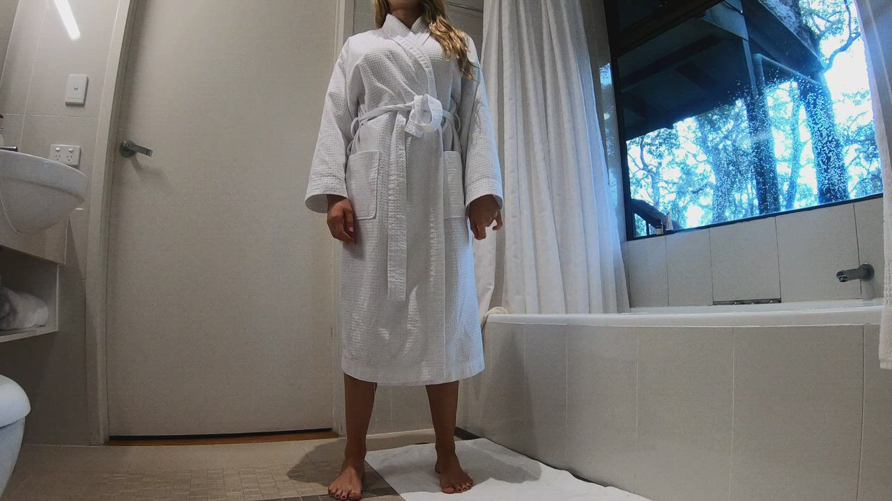 Robes are easy access😉Enjoy what you see? | Scrolller