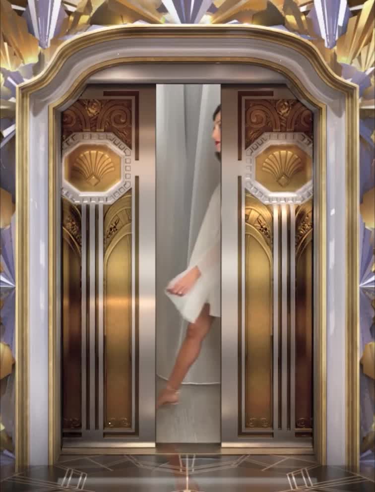 Gal Gadot in Golden Globes elevator | Scrolller