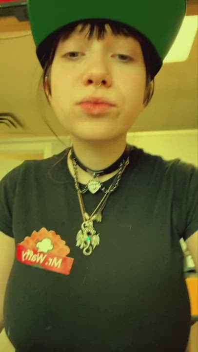 Meanwhile in her break | Scrolller