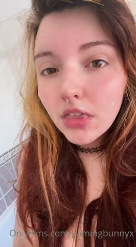 Who needs a shower when you can just lick it off? 🤤 | Scrolller