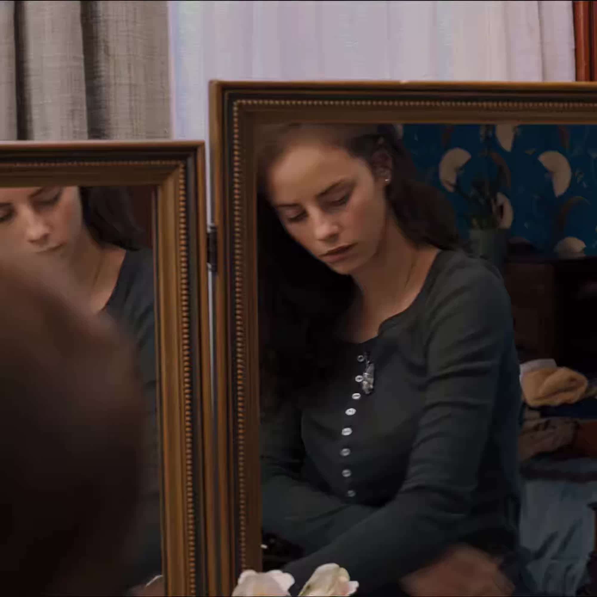 Kaya Scodelario striping off to bra in The Truth About Emanuel | Scrolller